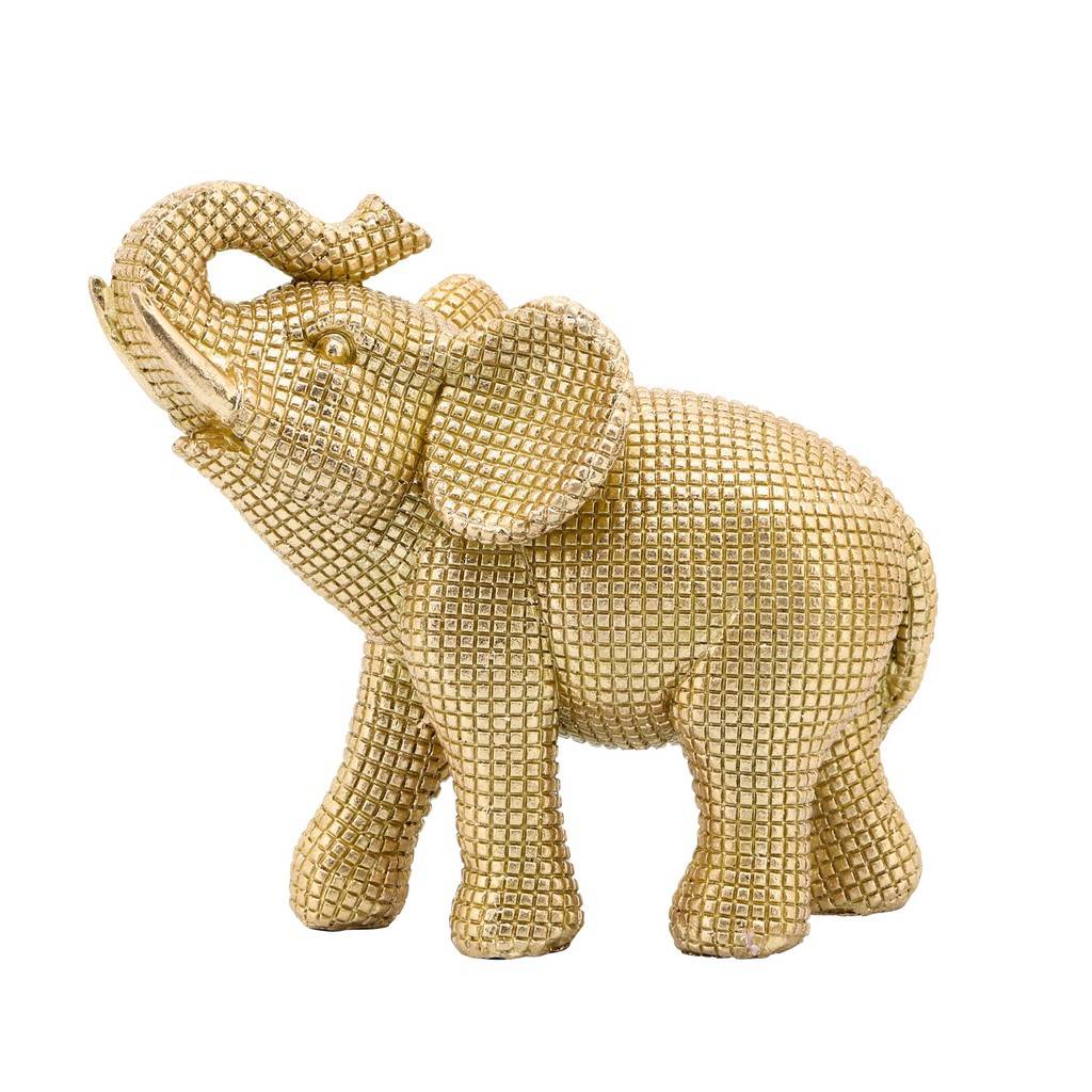 Gold Shimmer Elephant – Indigo Bungalow