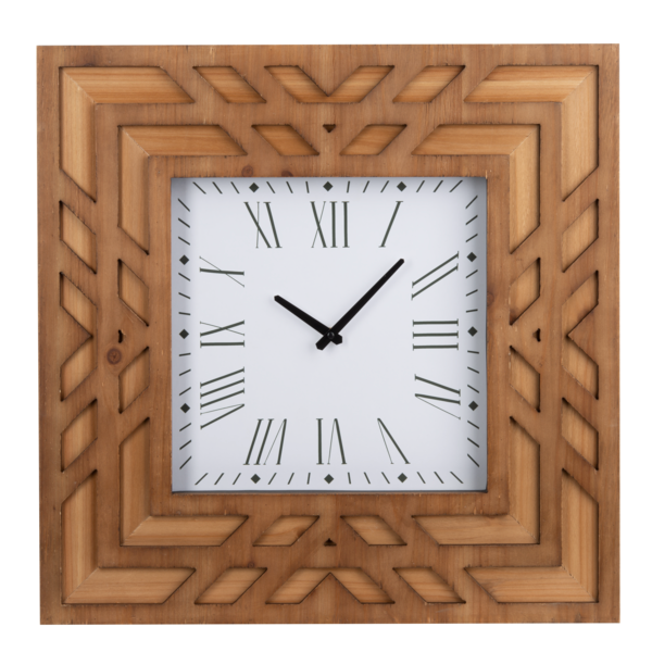 Layered Wood Clock – Indigo Bungalow